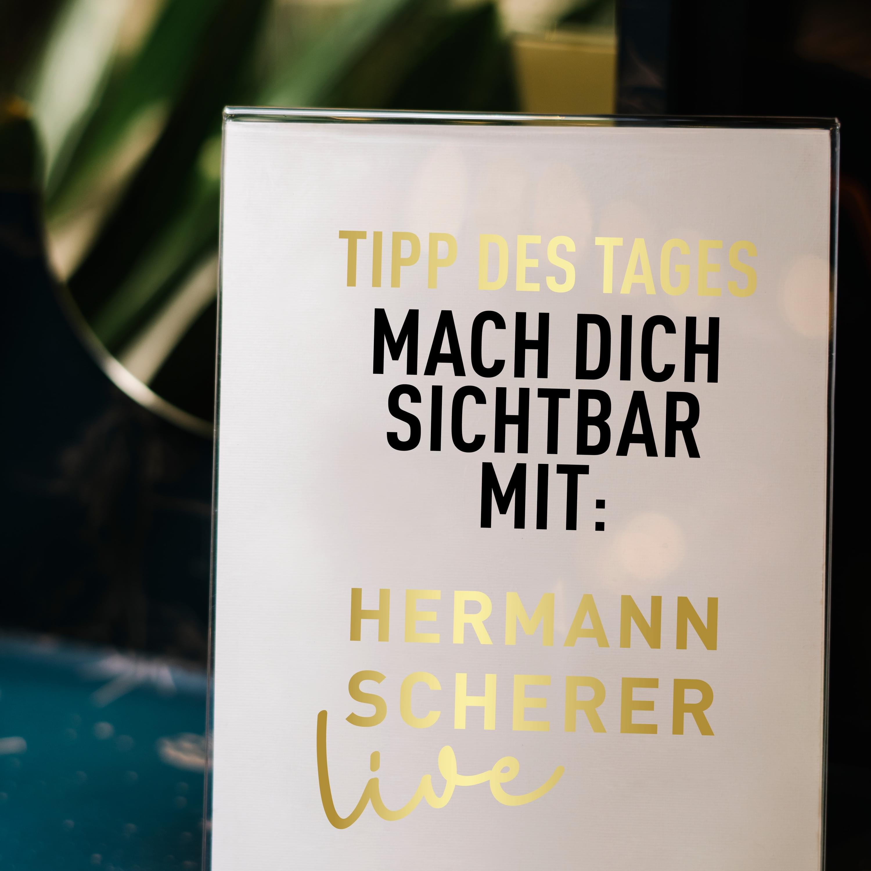 Hermann Scherer's Partner-Programm